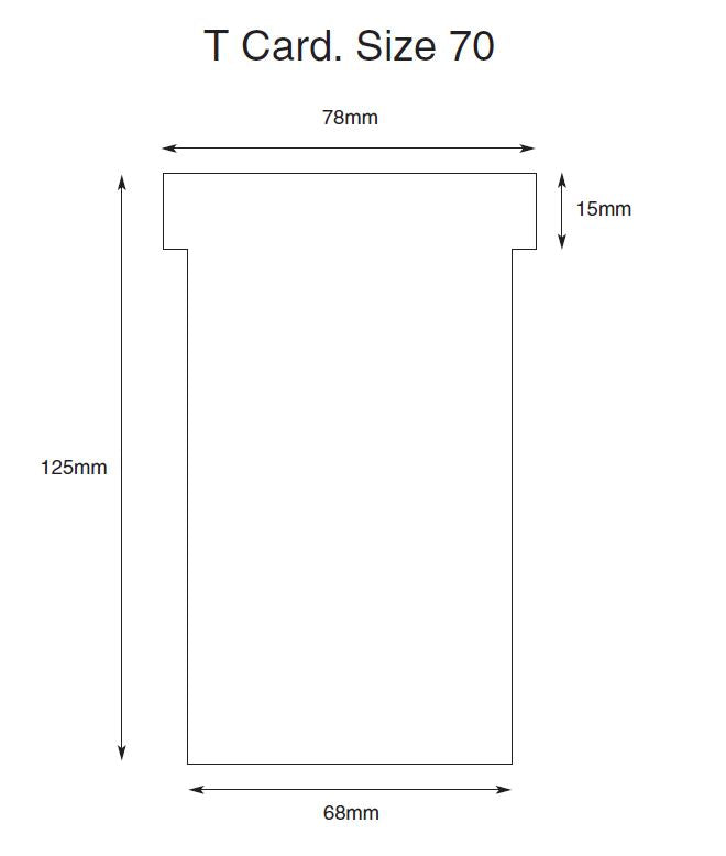 Lined T Card Size 70 – T Cards Direct