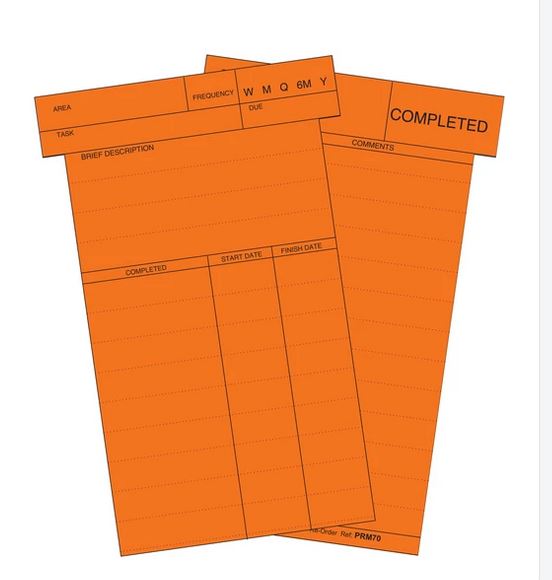 13 Column T Card Maintenance Year Planner (70) – T Cards Direct