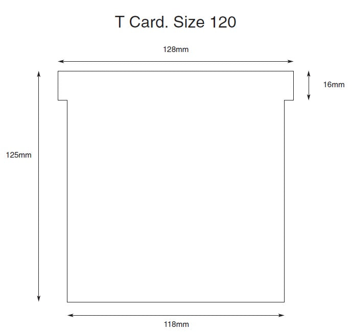 Job Control T Card Board (Size 120 or Size 4) – T Cards Direct