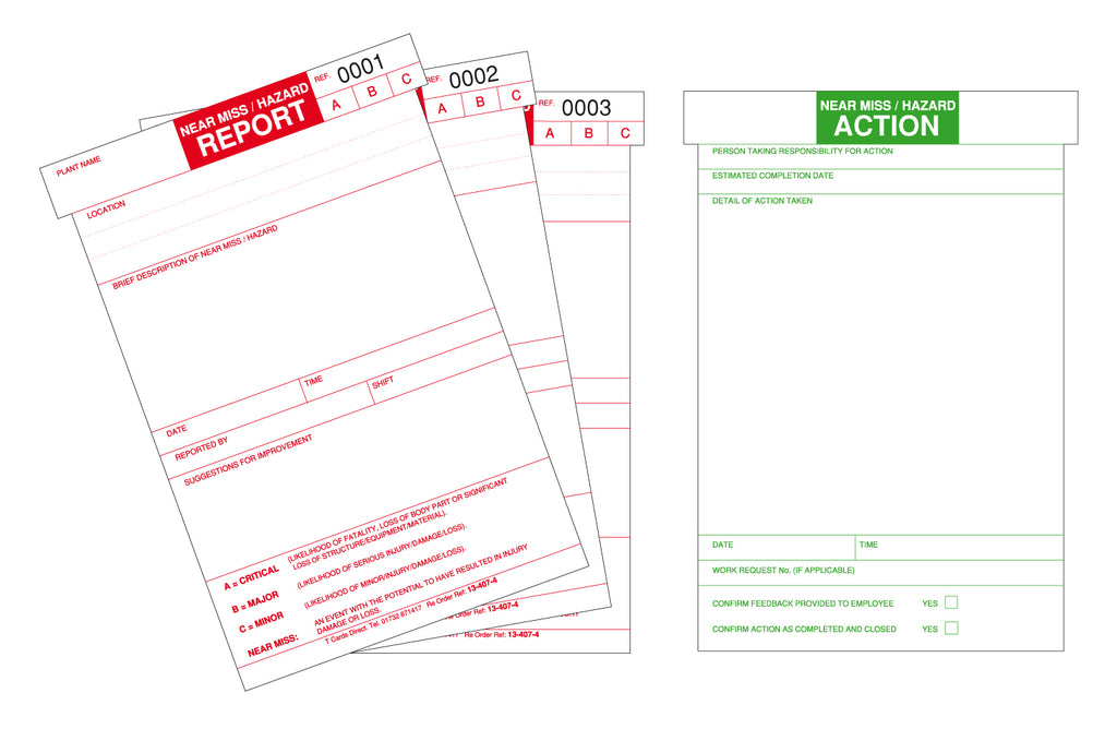 Near Miss / Incident Reporting System – T Cards Direct