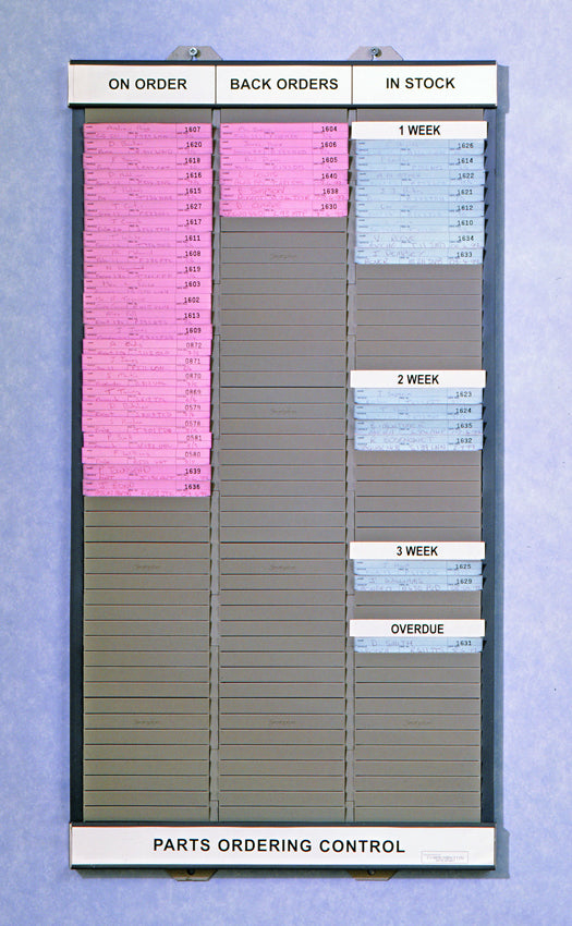 3 Column Parts Department Board – T Cards Direct